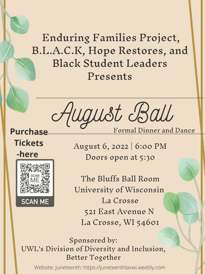 August Ball - The Greater La Crosse Area Diversity Council